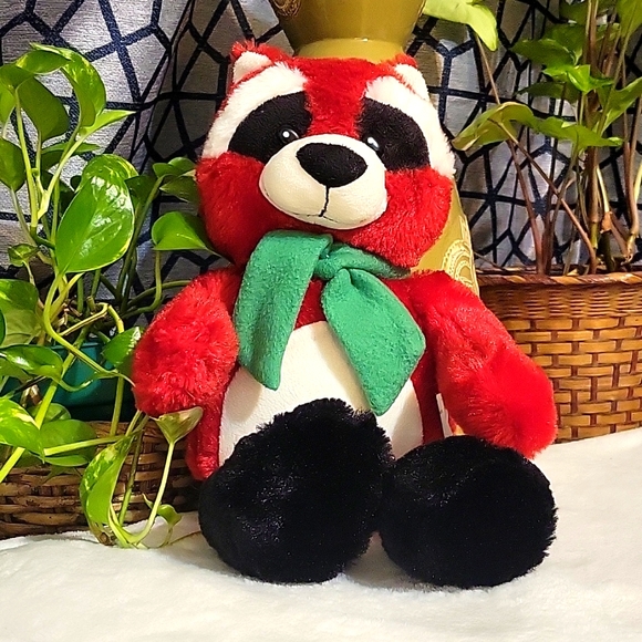 Kellytoy | Holiday | Red Fox Raccoon Christmas Stuffed Animal By Kelly ...